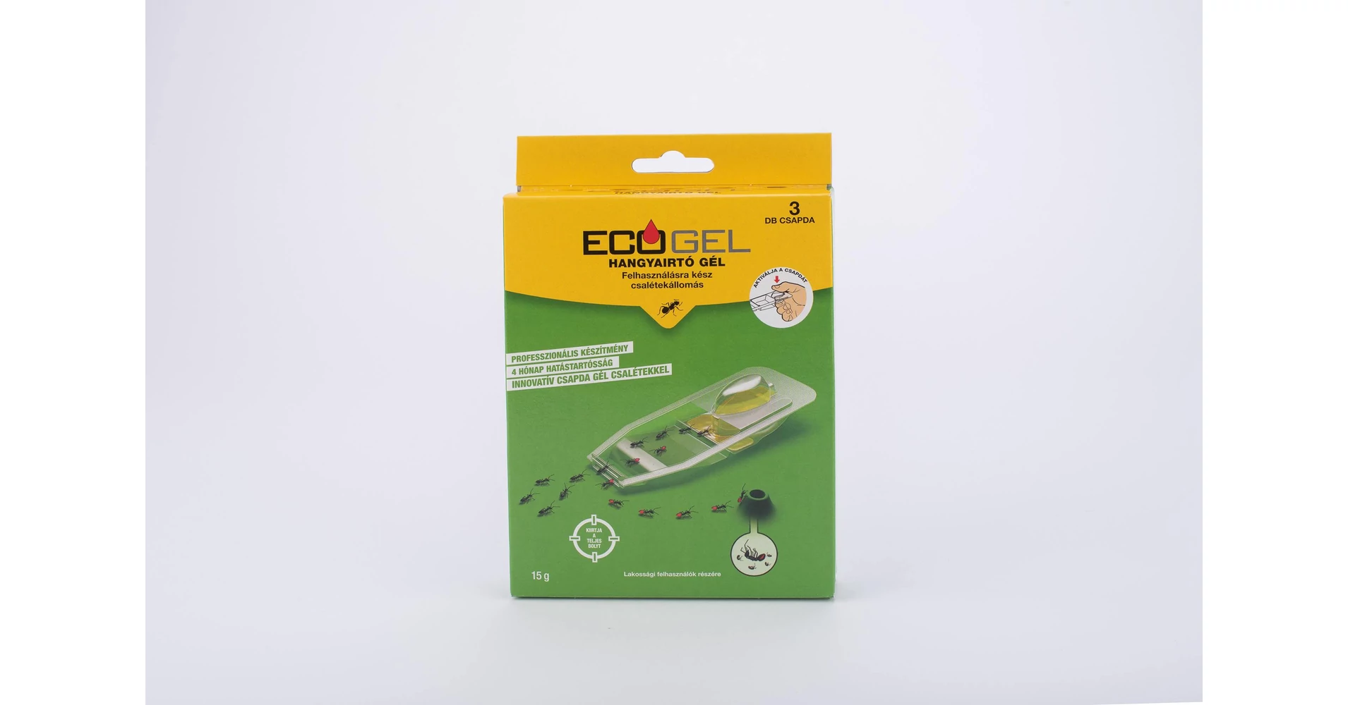ECOGEL hangyairtó gél csalétekállomásban 15g