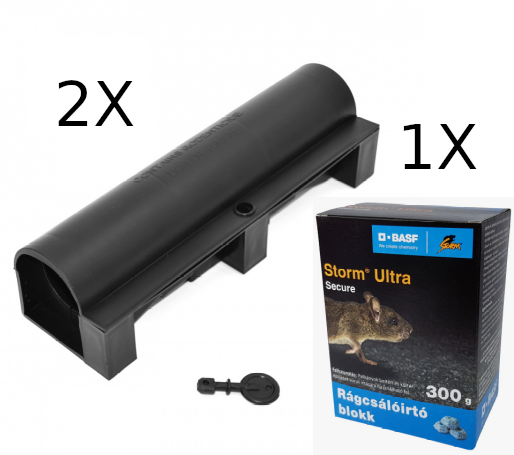 1x300g Storm Ultra Secure Patkányirtó csomag